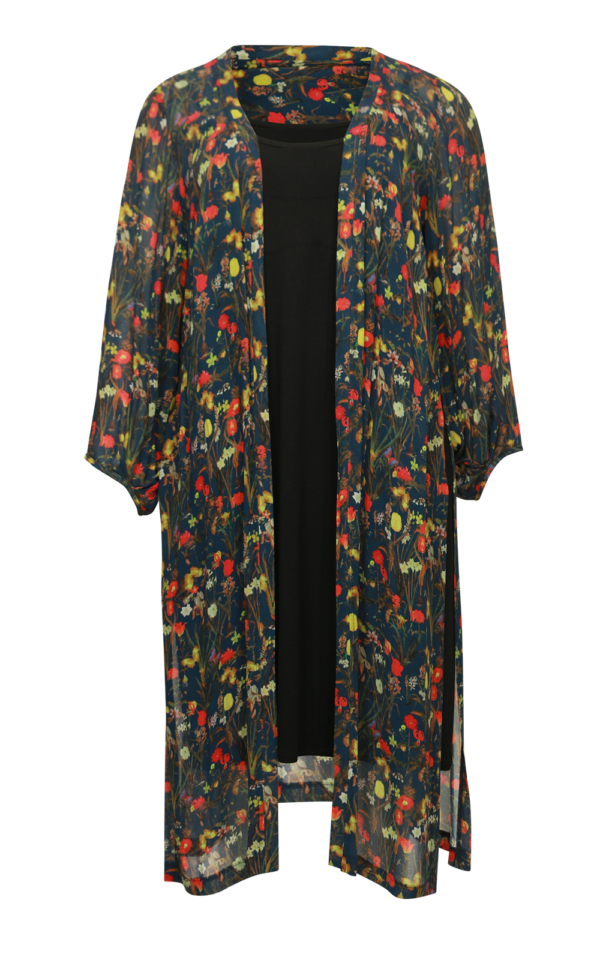 Posies Cassis Slim Kimono – Zebrano Australia | Designer Clothing
