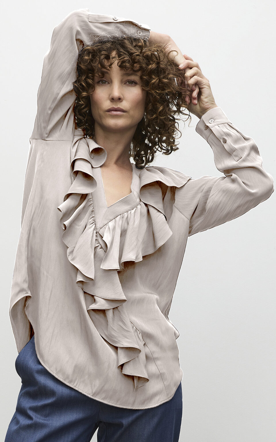 Wrap Ripple Blouse – Zebrano Australia | Designer Clothing