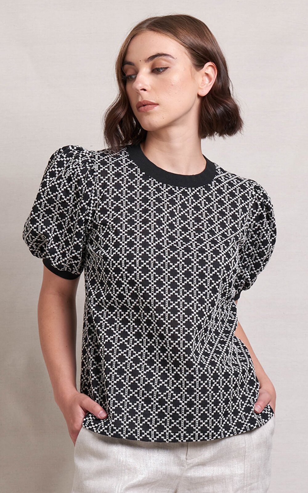 In Stitches Top – Zebrano Australia | Designer Clothing